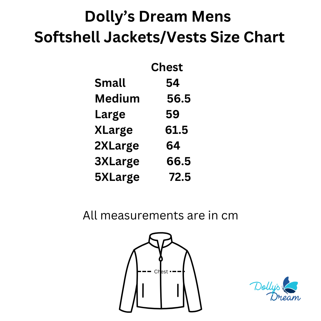 Dollys Dream Mens Softshell Jacket - Navy - Bairnsdale Horse Centre