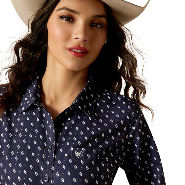 Ariat Womens Kirby Pro Shirt - Zona Geo Print - Bairnsdale Horse Centre
