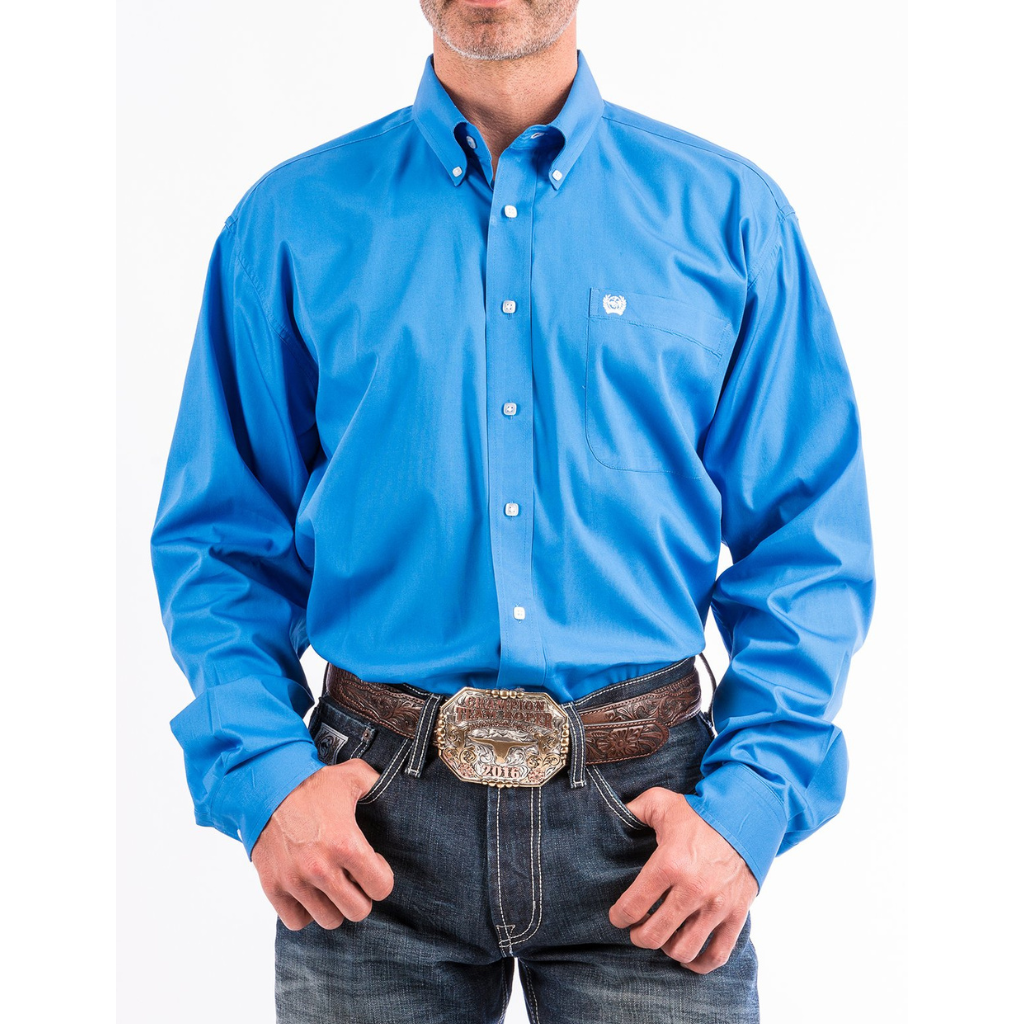 Cinch Mens Classic Shirt - Blue - Bairnsdale Horse Centre