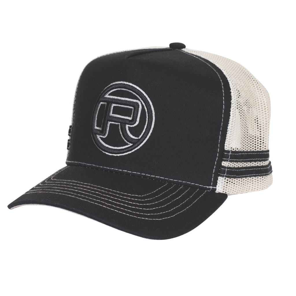Roper Trucker Cap - Logo Black - Bairnsdale Horse Centre
