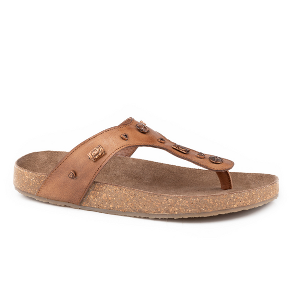 Roper Womens Miranda - Tan Burnished Leather - Bairnsdale Horse Centre