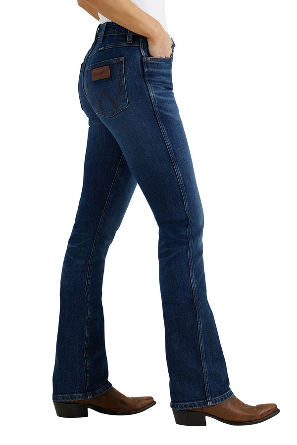 Wrangler Womens Hi Rise Boot Cut Jean - Isla - Bairnsdale Horse Centre