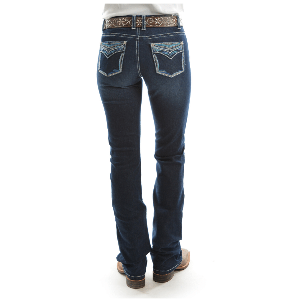 Womens Alice Relaxed Rider Jean - Darkest Night - Bairnsdale Horse Centre