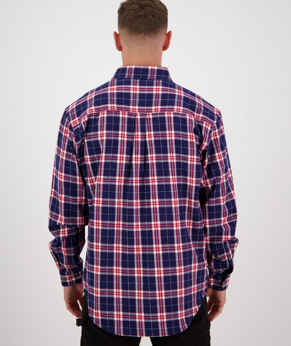 Swanndri Mens Barn Shirt - Brick Red - Bairnsdale Horse Centre